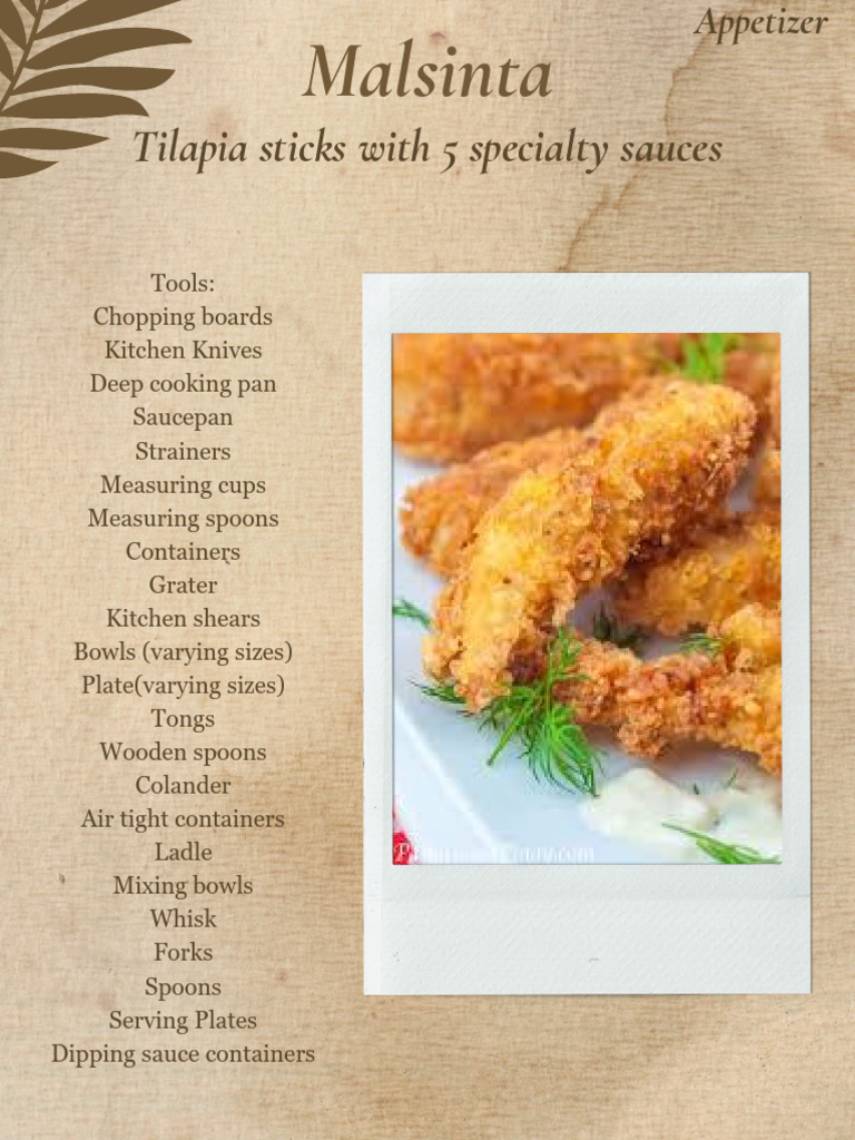 Balay Hiraya | PDF | Teaspoon | Mayonnaise