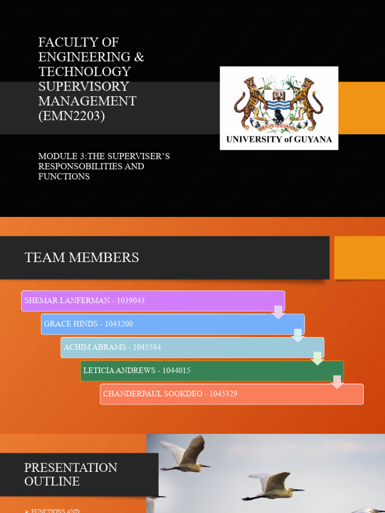 Supervisory Managment (EMN2203) (Module 3) Presentation FINAL | PDF | Leadership ...