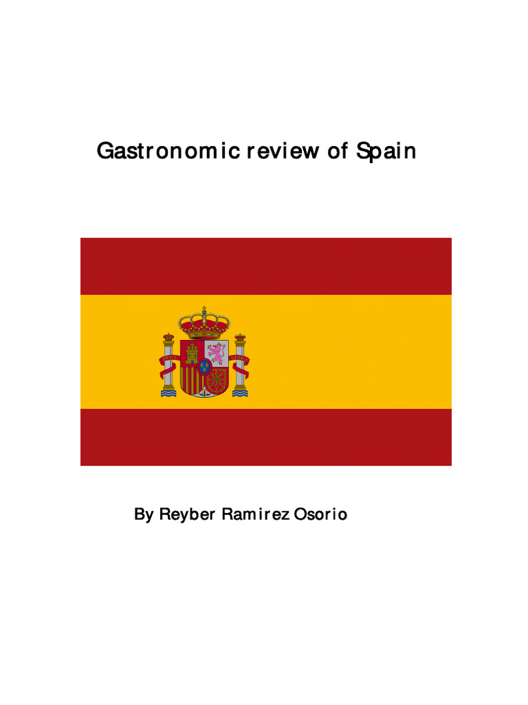 Spain | PDF | Spanish Cuisine | Pickling
