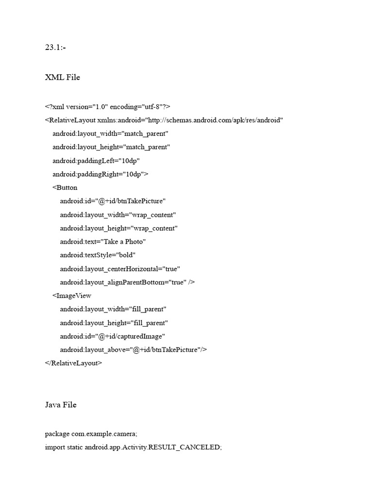 Exp 23 Final | Download Free PDF | Android (Operating System) | Computer Programming