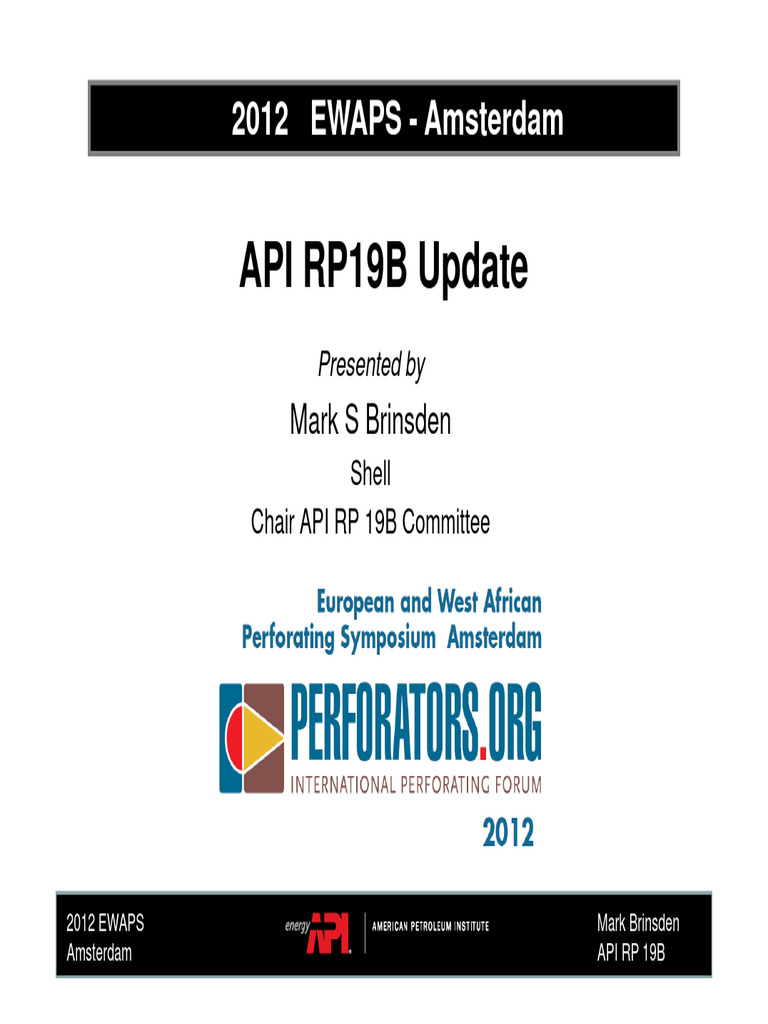 EWAPS 12 32 API 19 B Update | PDF
