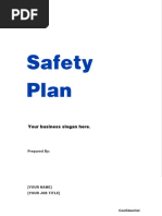 Sample Safety Plan | PDF