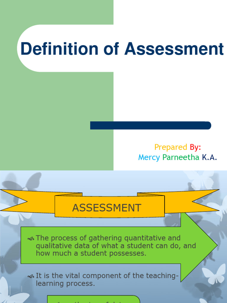 Definition of Assessmenft | PDF | Educational Assessment | Cognition