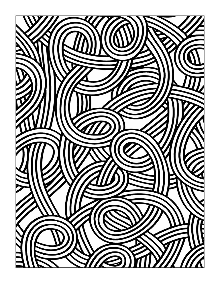 Coloring Wavy Lines | PDF