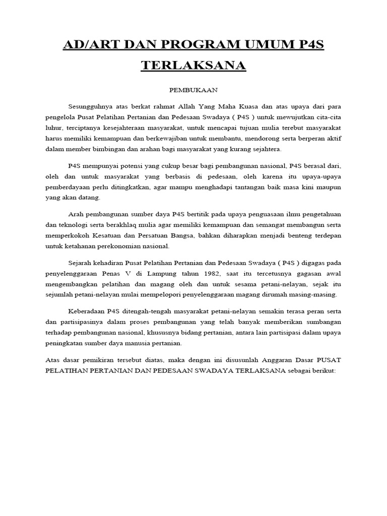 AD Art P4S TERLAKSANA | PDF