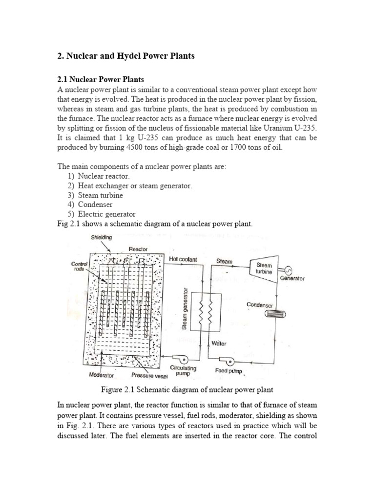 Unit 2 Power Plant | PDF | Nuclear Reactor | Nuclear Fission
