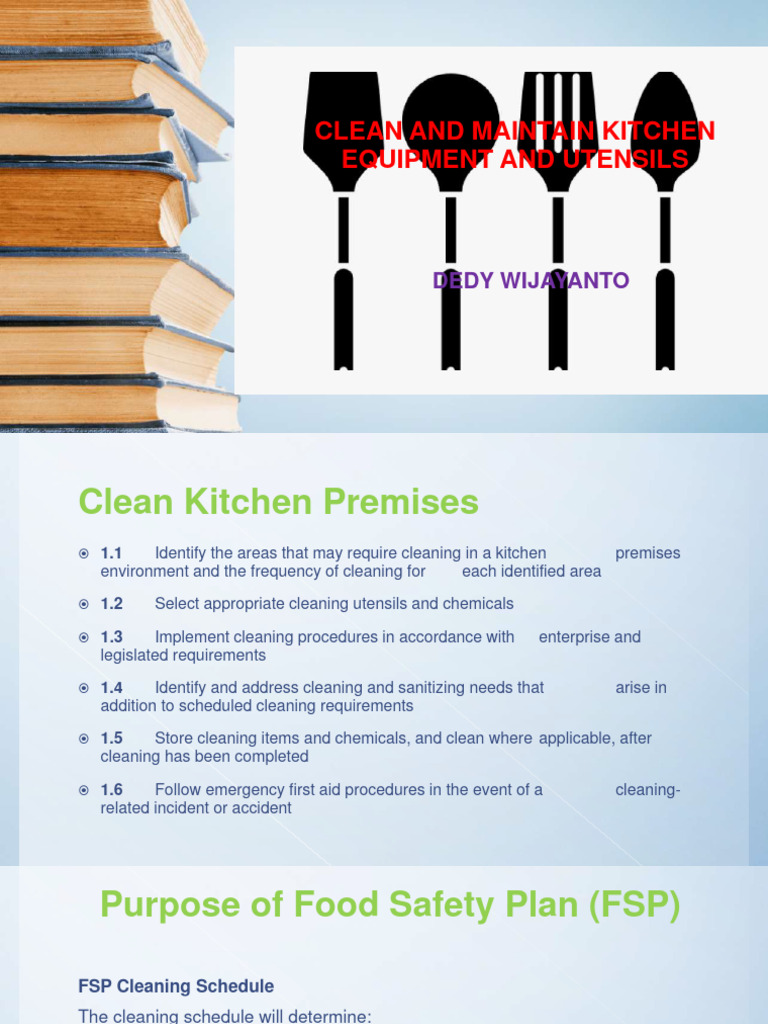 Kitchen Cleaning & Maintenance Guide | PDF | Cookware And Bakeware ...