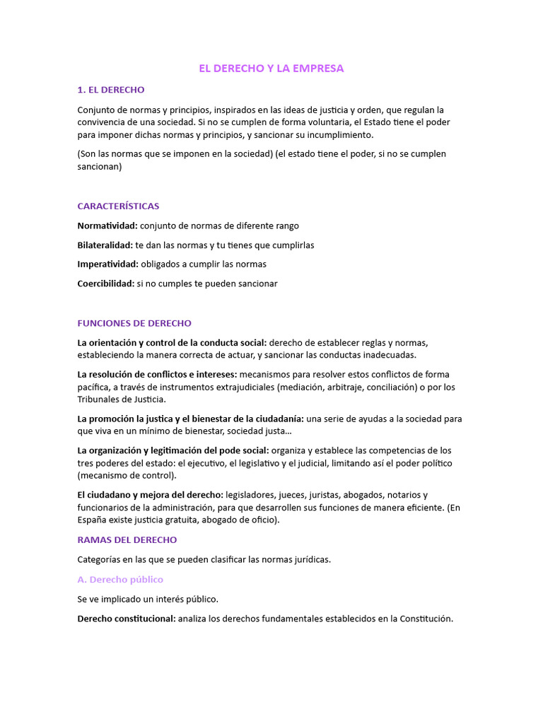 El Derecho y La Empresa Tema 4 | PDF | Regulación | Ley de la Unión Europea