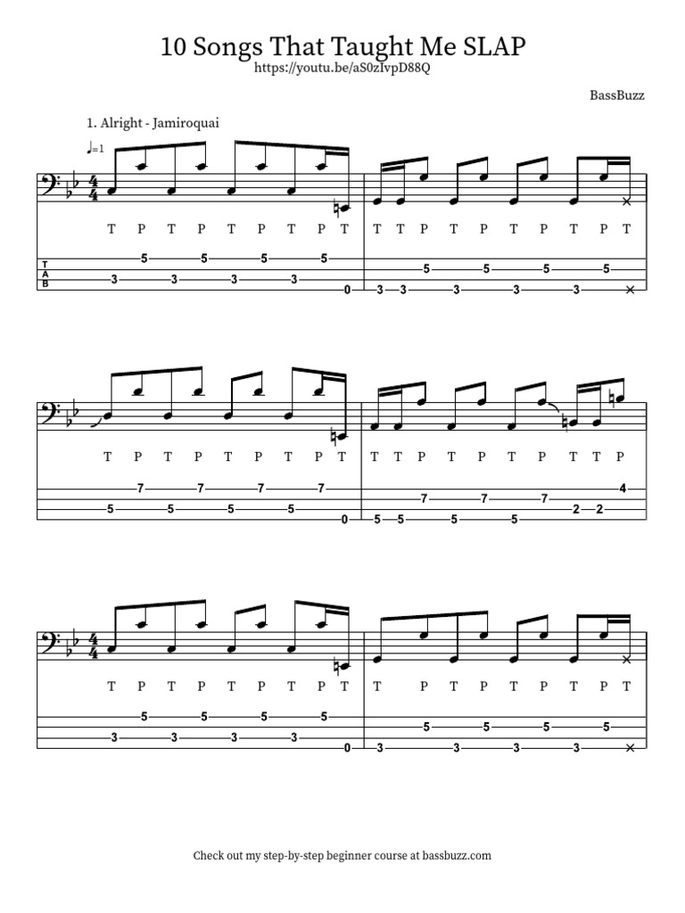 10 Songs That Taught Me SLAP | Download Free PDF | Singles | American ...