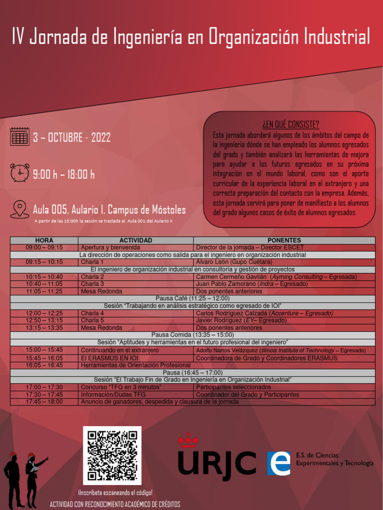 Poster IV Jornada IOI-1 | PDF | Producción y fabricación | Ingeniería