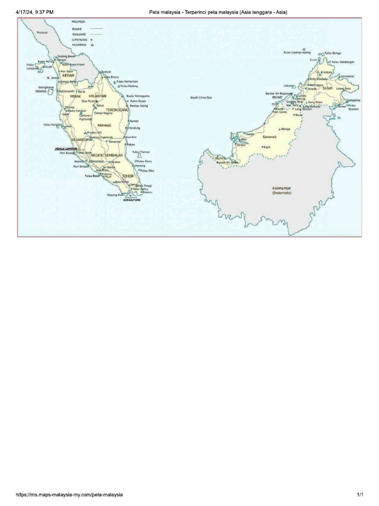 Peta Malaysia | PDF