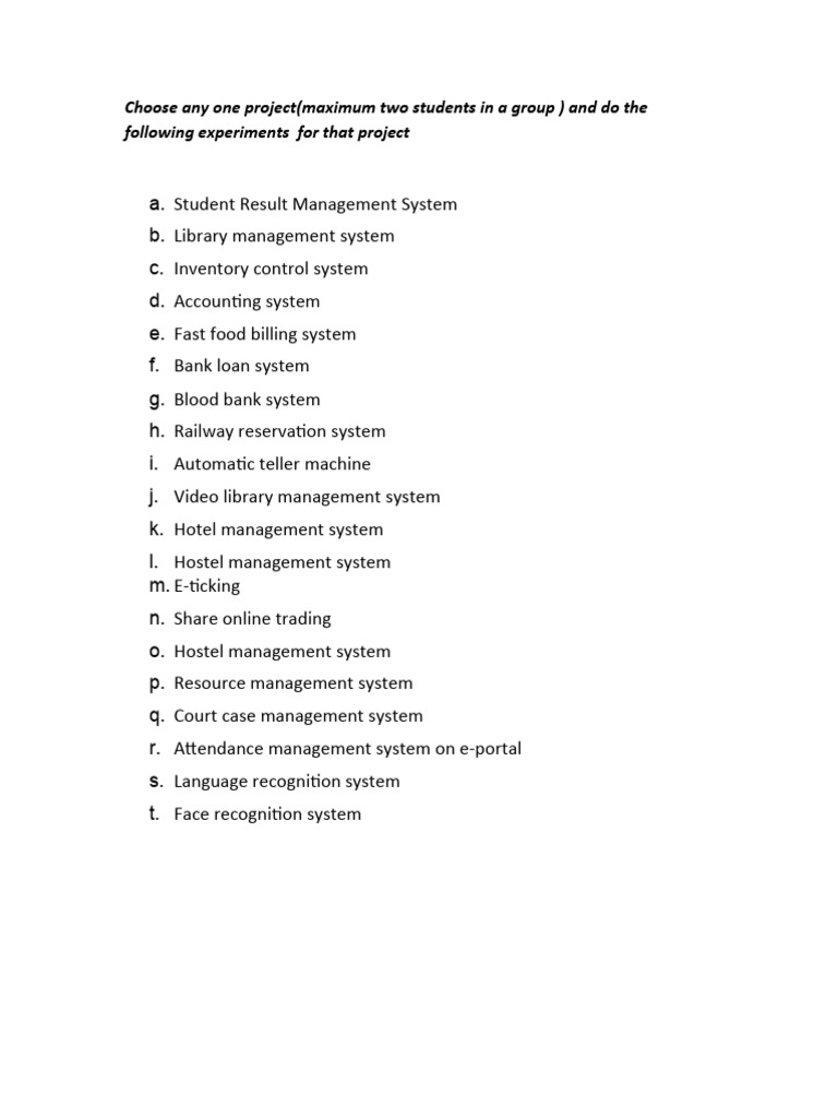 SE Lab Experiments Performed | PDF | Use Case | Class (Computer Programming)