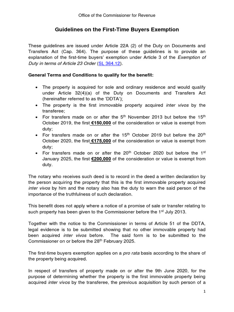 Guidelines FTB | Download Free PDF | Real Property | Private Law