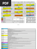 TUT 2025 Academic Core Calendar | PDF | Academic Term
