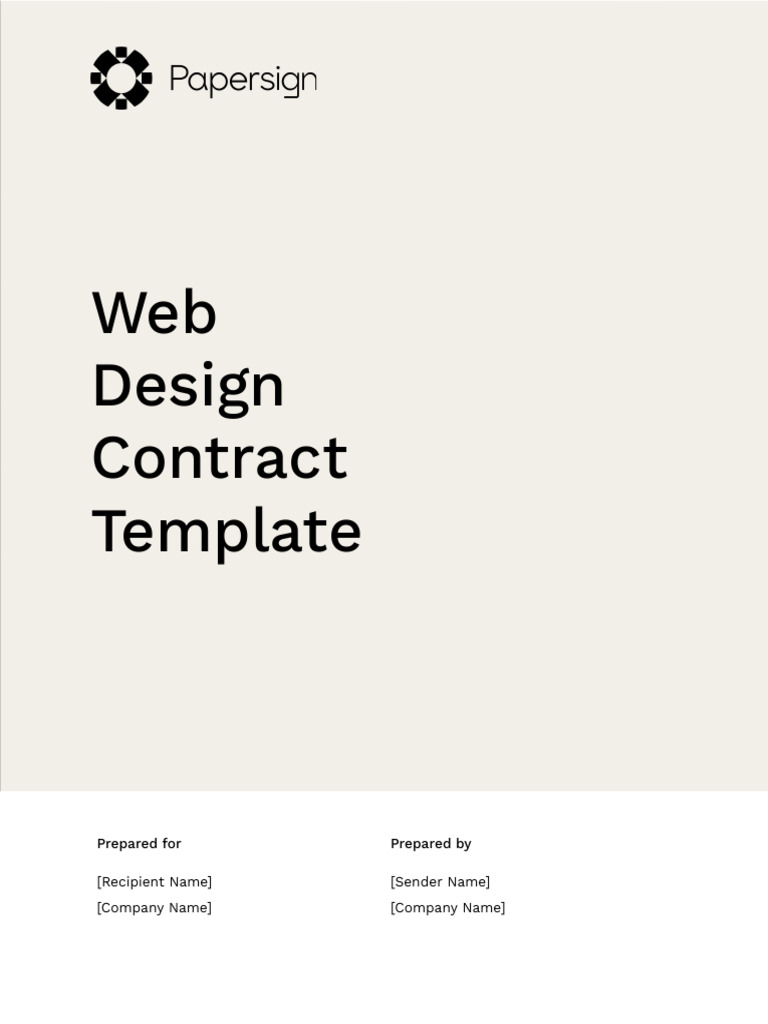 Web Design Contract Template | PDF | Indemnity | Websites