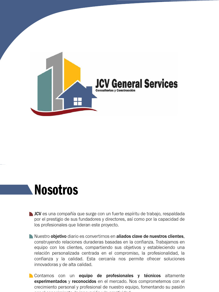 Brochure JCV | PDF | Business | Economias
