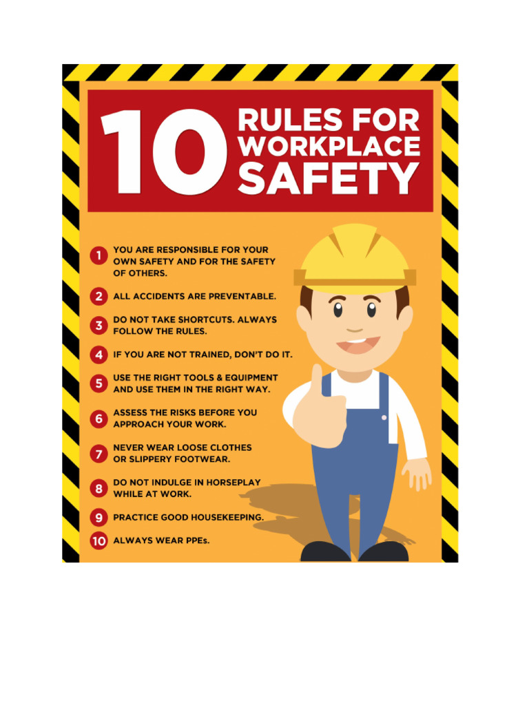 10 Rules For Safety | PDF
