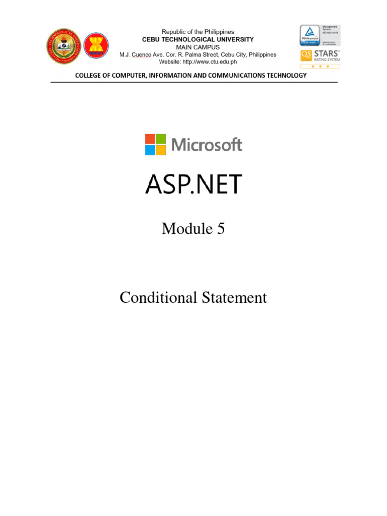 Module-5_Conditional | PDF | Computing | Software Engineering