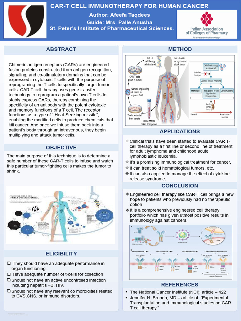 Car T Cell Immunotherapy For Human Cancer Pdf T Cell Medical