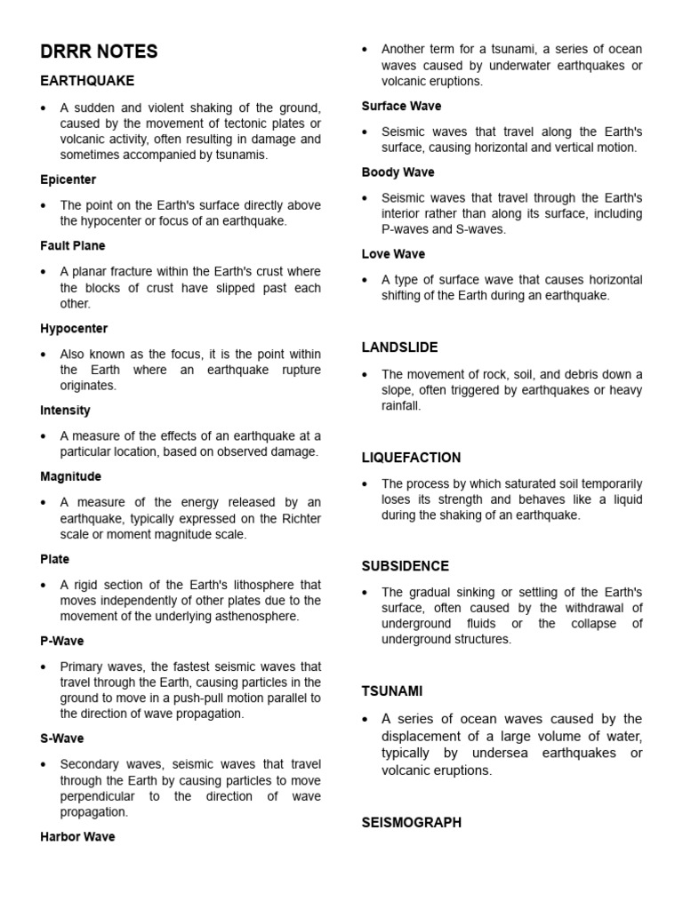 DRRR | Download Free PDF | Volcano | Earthquakes