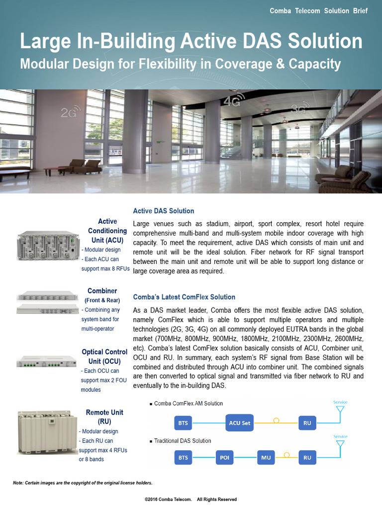 Solution Brief - Large IBS Active DAS | PDF | Mimo | Lte ...