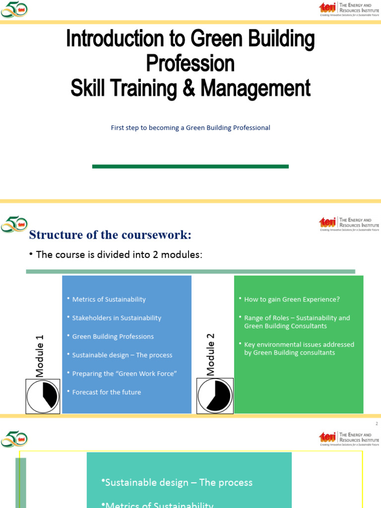 Green Building Module | PDF | Green Building | Sustainability