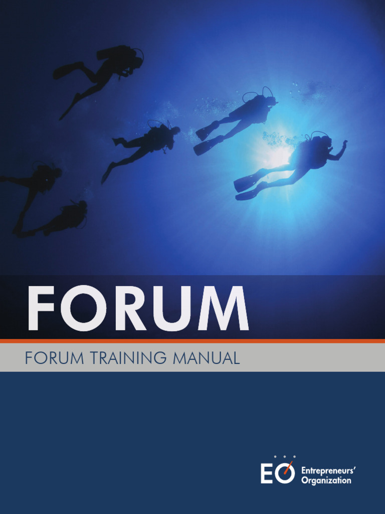 EO Forum Training Manual | PDF | Feeling | Experience