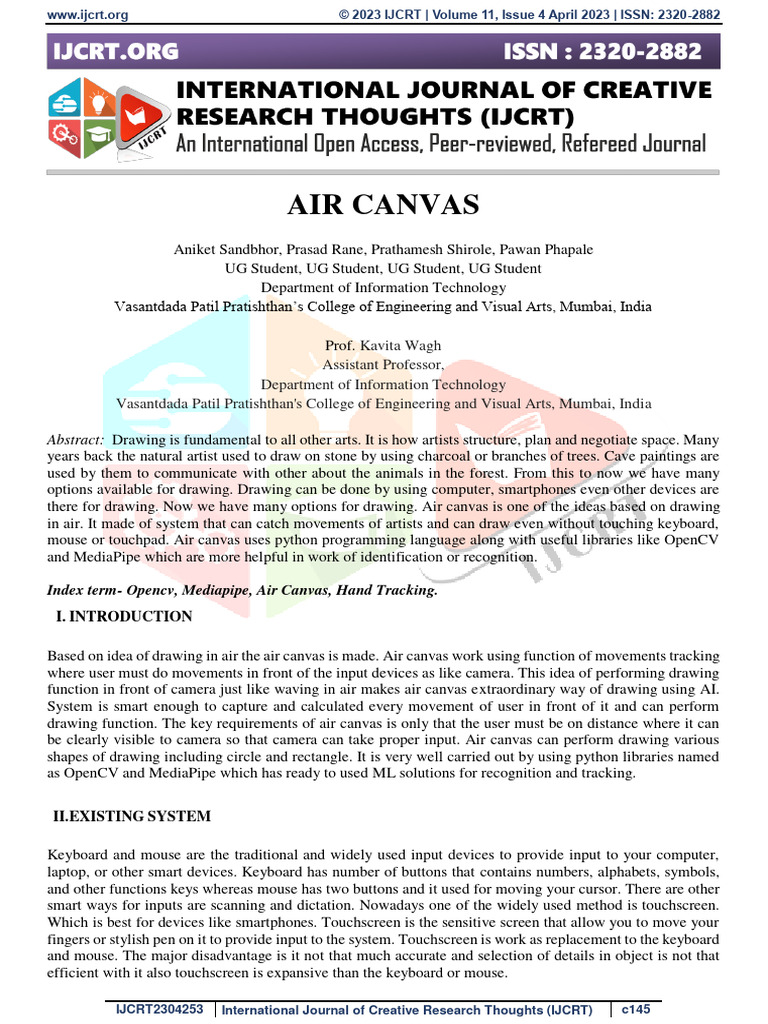 Base Paper | PDF | Computer Keyboard | Camera