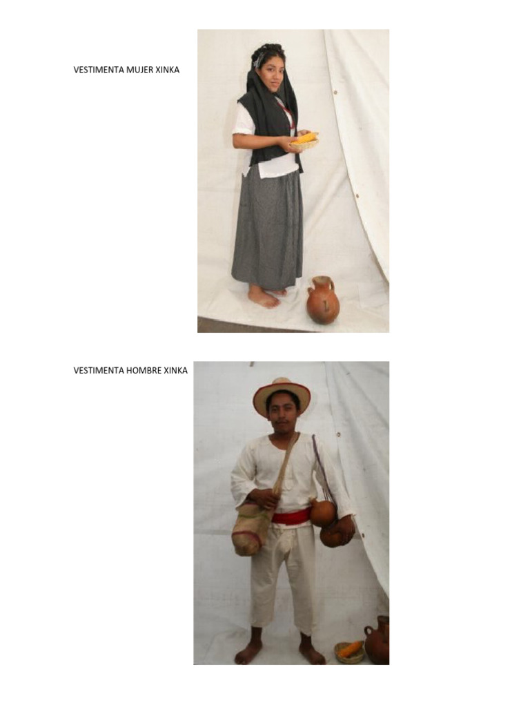Vestimenta Mujer y Hombre Xinka Ecosistema Biotico y Abiotico | PDF