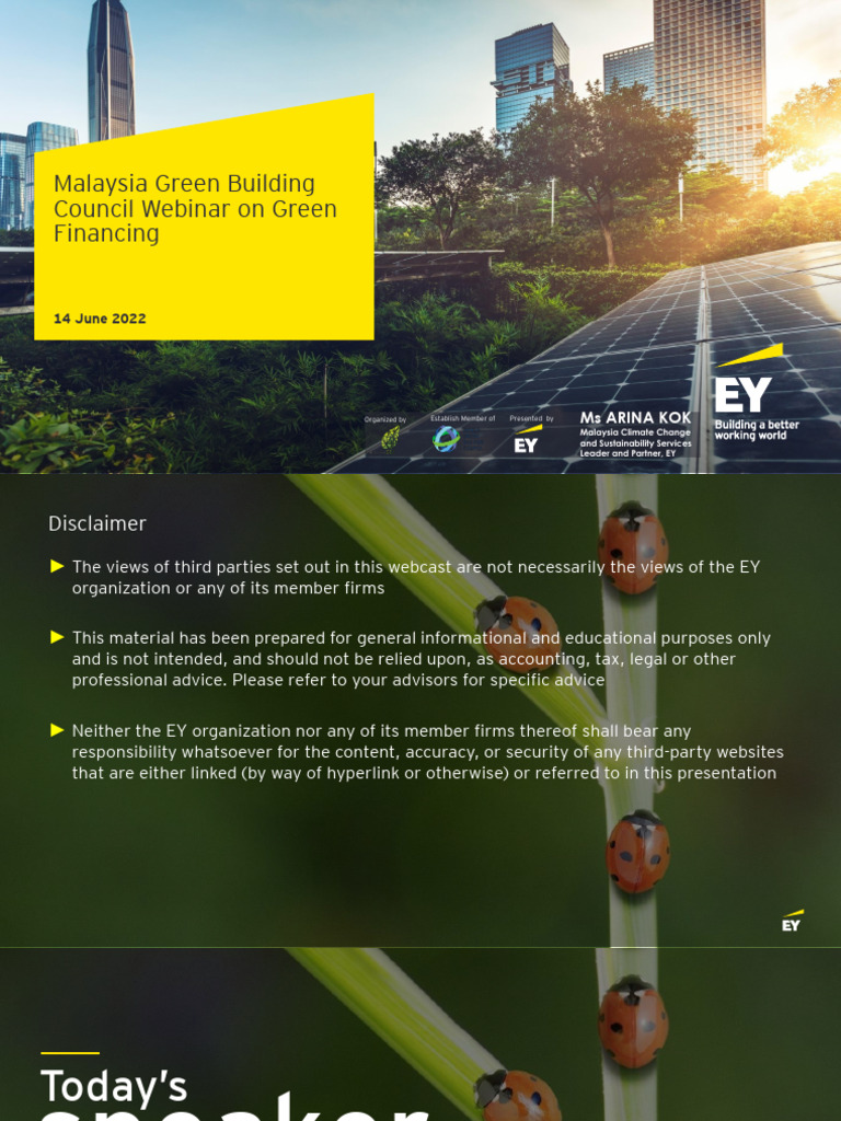 (D) 2 Draft Malaysia Green Building Council Webinar On Green Financing ...