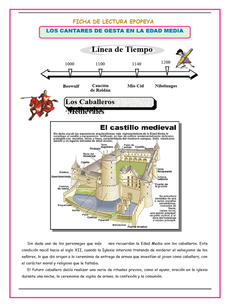 Guia Cantares de Gesta 8° | PDF