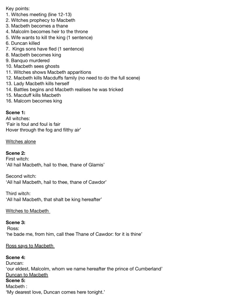 Macbeth Play | PDF | Macbeth | Shakespearean Tragedies