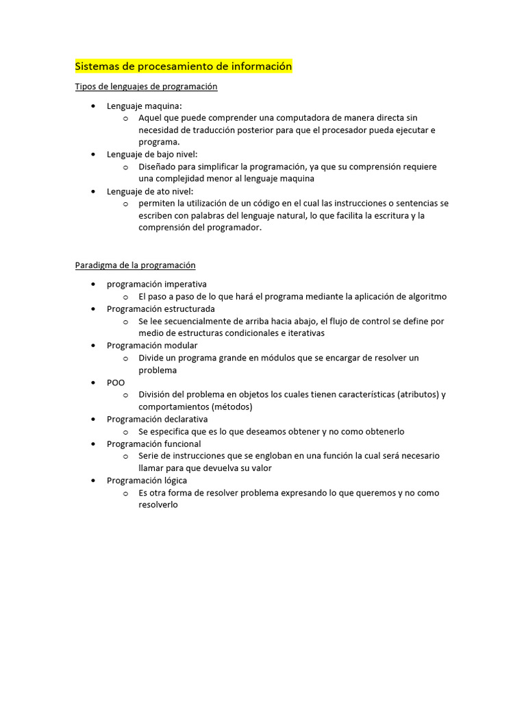 Resumen_modulo_1 algoritmos | PDF | Programación de computadoras | Algoritmos