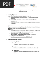 Lesson Plan Grade 1 Unit 1 - My Body | PDF | Lesson Plan | Cognitive ...