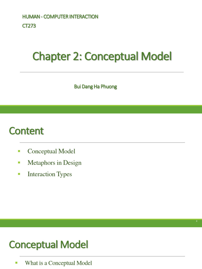 Chap2 Conceptual Model | PDF | Icon (Computing) | Metaphor