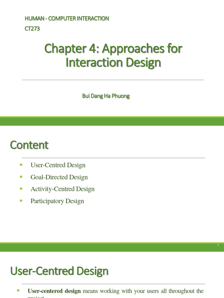 Interaction Design Approaches | PDF | Conceptual Model | Human Communication