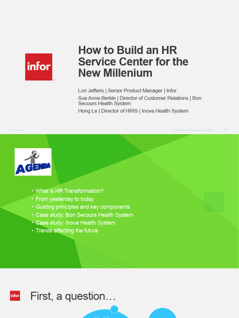 How To Build An HR Service Center For The New Millenium | PDF | Human Resource Management ...