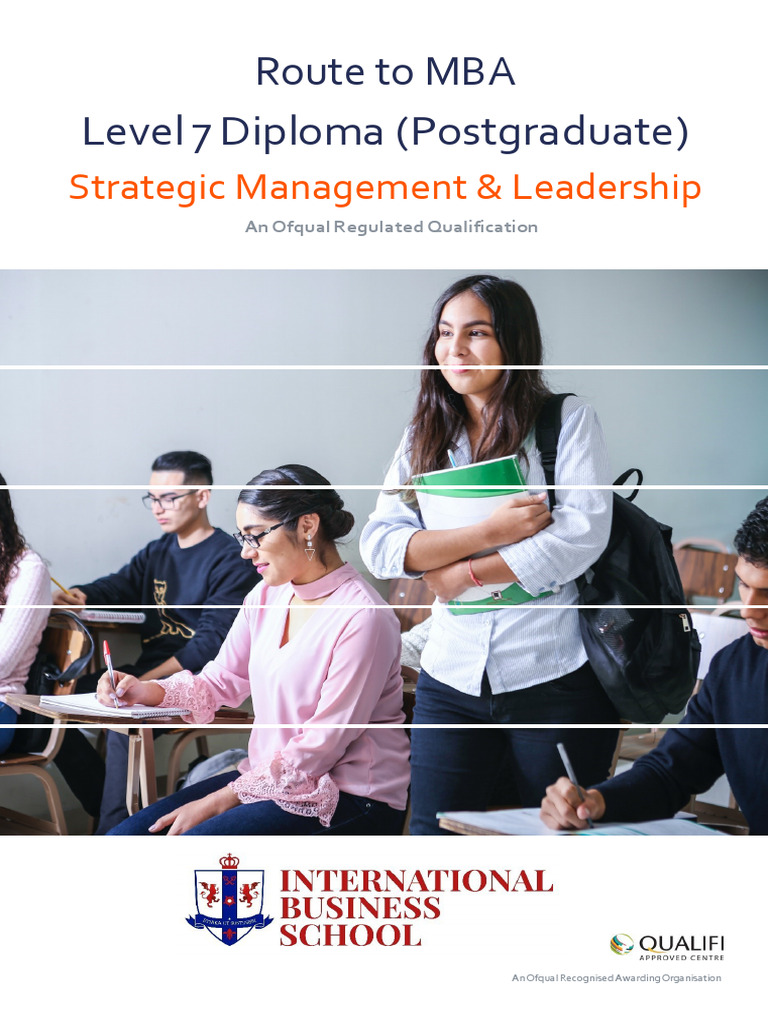 Level 7 Diploma to MBA Pathway | PDF | Academic Degree | Diploma
