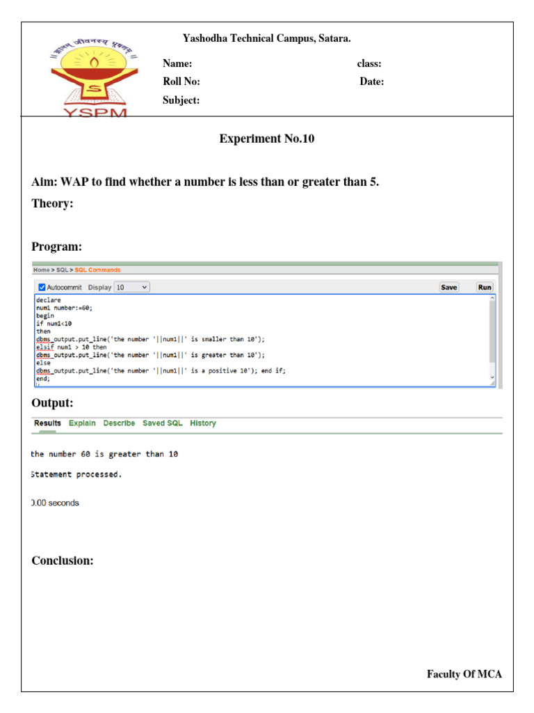 Practical Formate Rdbms Original 2 | PDF | Computer Data | Sql