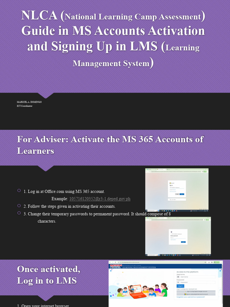 NLCA National Learning Camp Assessment Guide | PDF | Career & Growth ...