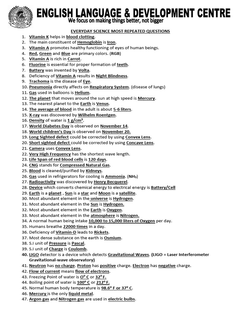 Everyday Science | PDF | Carbon Dioxide | Nitrogen