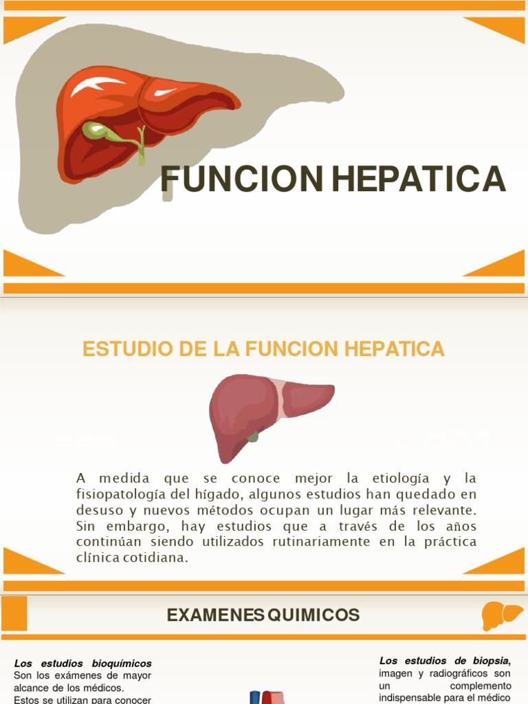Funcion Hepatica | PDF | Cirrosis | Hepatitis