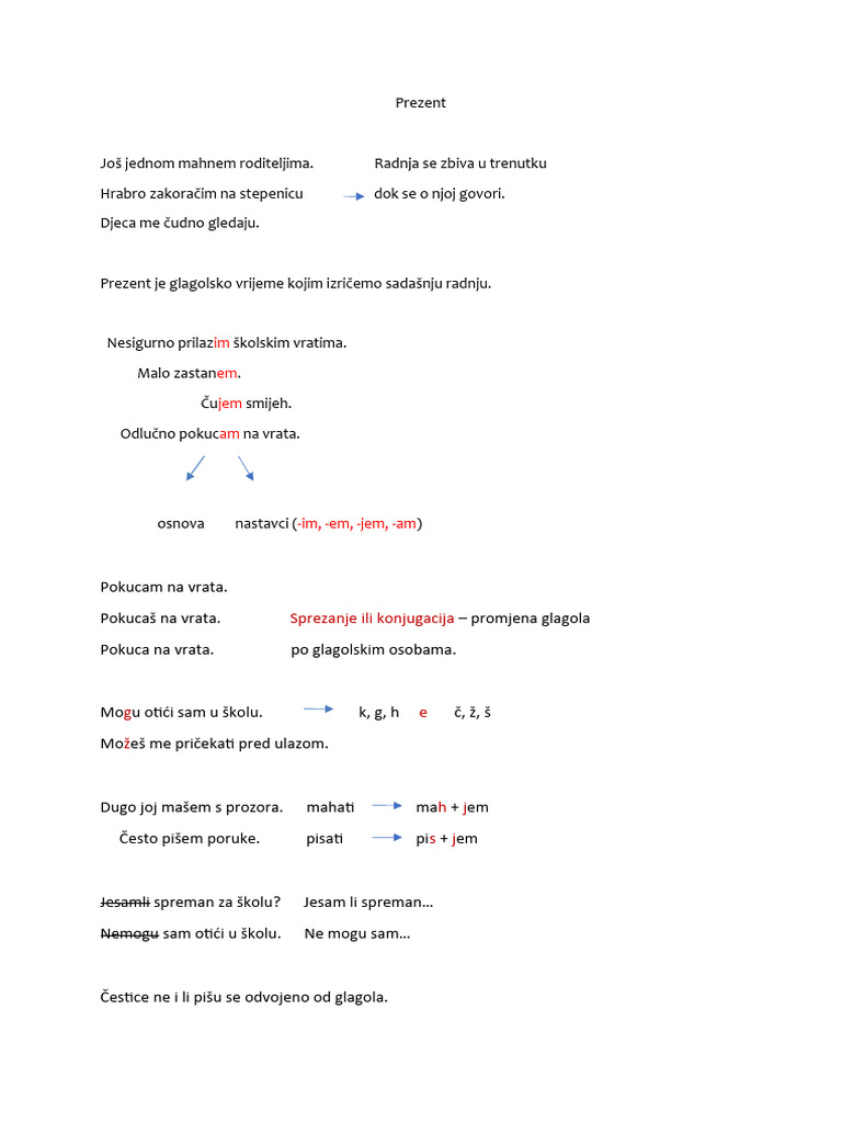 Prezent, Perfekt, Futur I. | PDF