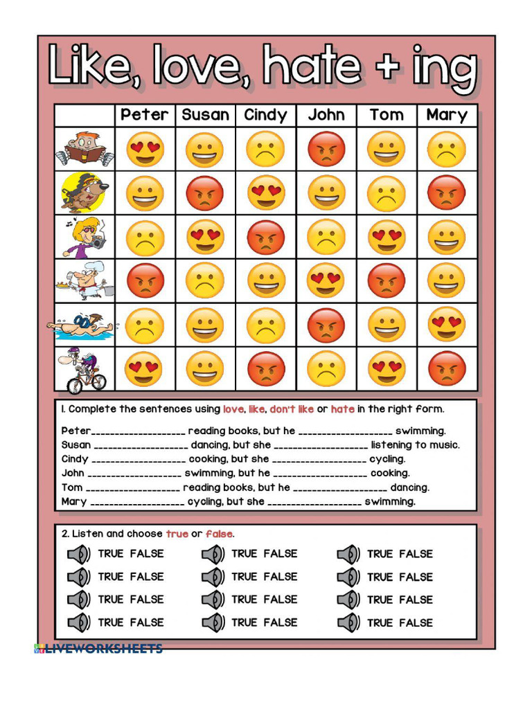 LIKE LOVE HATE | PDF