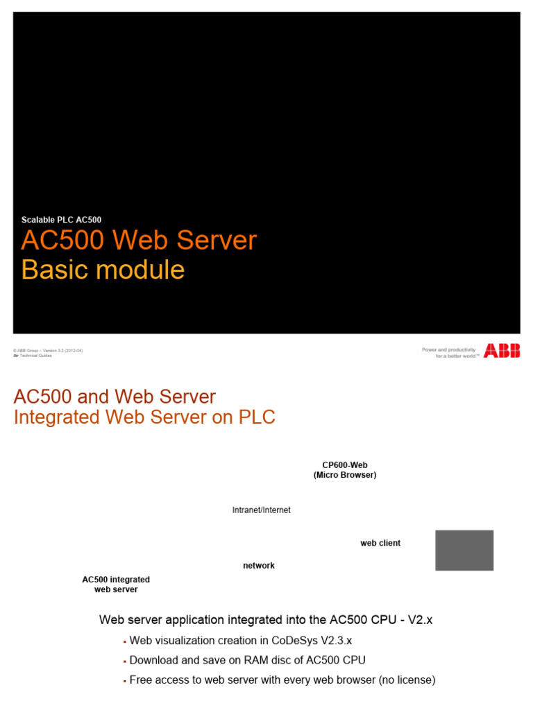 Abb Manual Ac500 | Download Free PDF | Web Server | Internet & Web