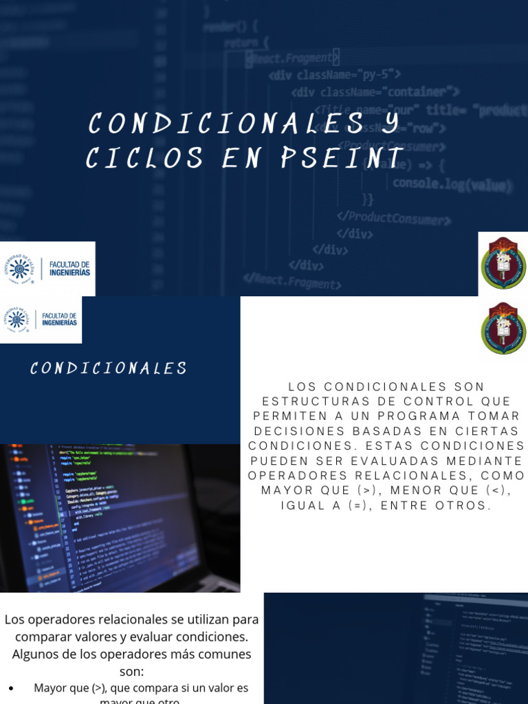 Condicionales y Ciclos en PSeInt | PDF | Flujo de control ...