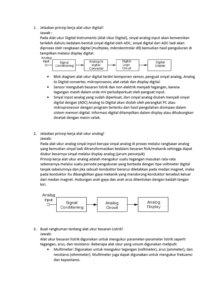 Tugas Teknik Pengukuran Shabrina Malika - Elektronika 2A | PDF | Teknologi & Rekayasa