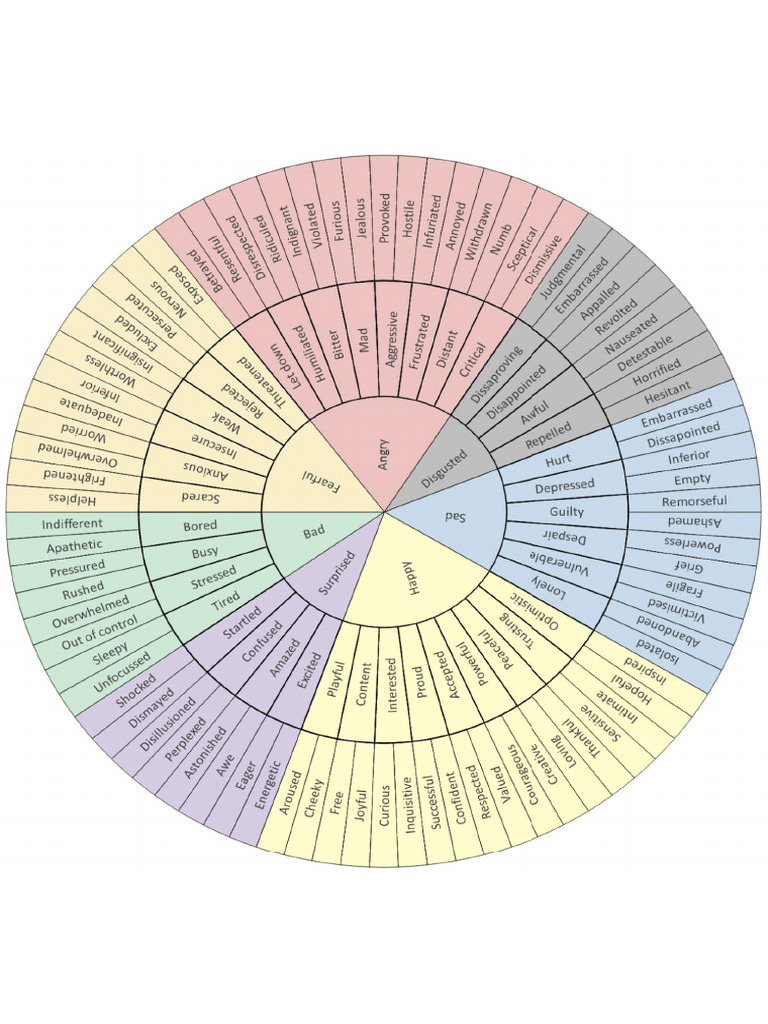 Emotion Wheel | PDF