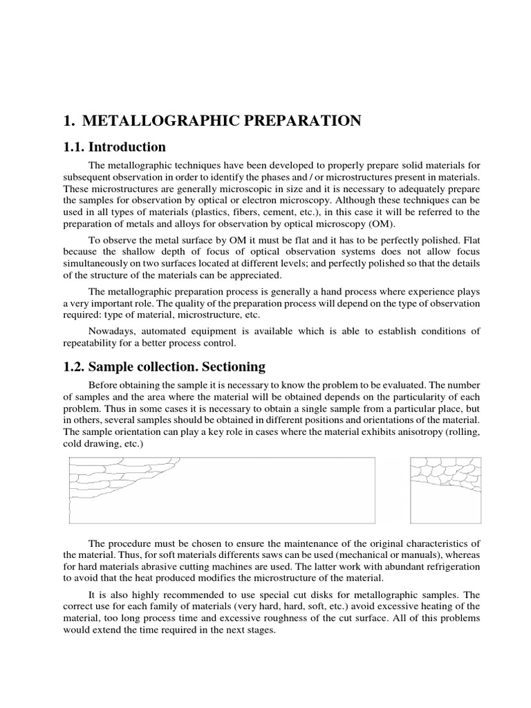 1.metallographic Procedure | Download Free PDF | Abrasive | Poly(Methyl ... 1.metallographic Procedure | Download Free PDF | Abrasive | Poly(Methyl ...