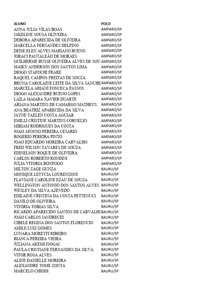 1 Chamada - 13-04 | PDF